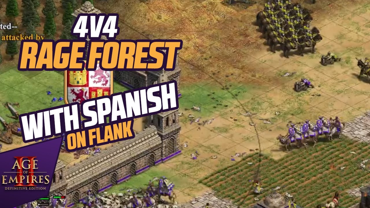 4v4 Rage Forest | Spanish Flank - Age Of Notes